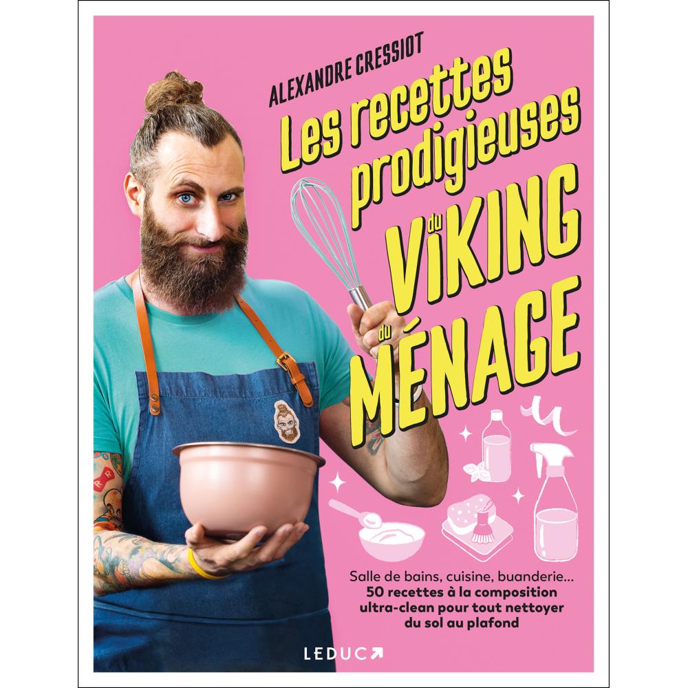 LIVRE RECETTES PRODIGIEUSES VIKING DU MENAGE - LEDUC EDITIONS | Ediloisir